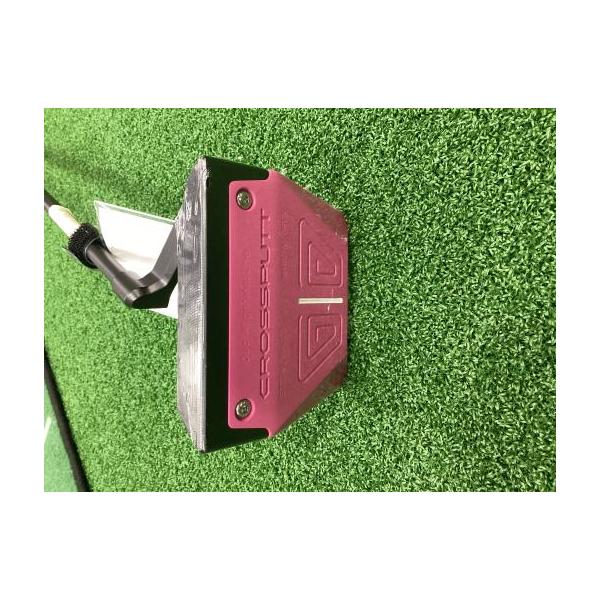 中古　Nランク　ＣＲＯＳＳＰＵＴＴ　ＣＲＯＳＳＰＵＴＴ　ＣＲＯＳＳＰＵＴＴ　ＳＴＥＡＬＴＨ２．０（ピンク）　３４インチ　パター　スチール 　フレックスその他 ロフト角:3.00