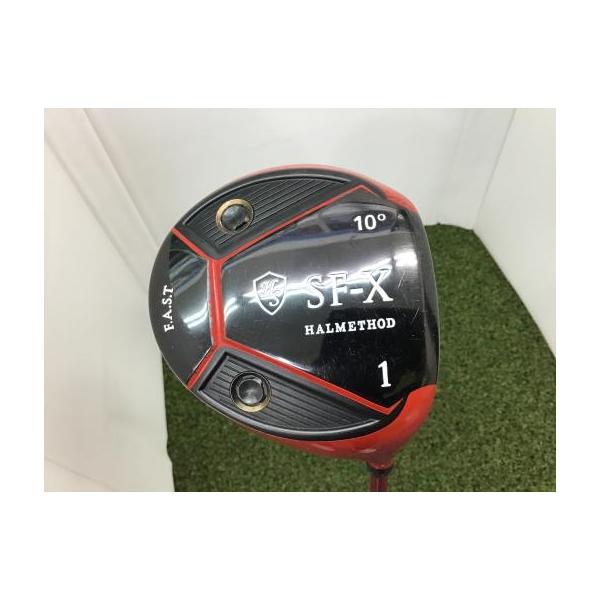 中古　Dランク　トッカメーカー ファラオ SF-X HALMETHOD PHARAOH SF-X HALMETHOD(レッド) 10° ドライバー オリジナルカーボン 46インチ フレックスR ロフト角:10