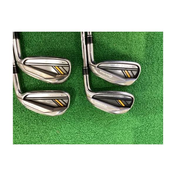 中古　Dランク　テーラーメイド　ＲＯＣＫＥＴ　ＢＬＡＤＥＺ　ＲＯＣＫＥＴ　ＢＬＡＤＥＺ　　６Ｓ　ＵＳＡ（実本数：４本セット）　アイアンセット　ＲＯＣＫＥＴ　ＦＵＥＬ　８５　ＳＴＥＥＬ 　フレックスＳ ロフト角:23.00