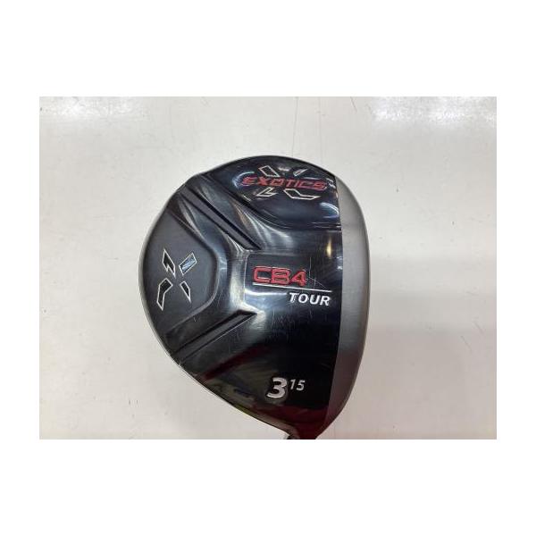 中古　Cランク　ツアーエッジ　ＥＸＯＴＩＣＳ　ＥＸＯＴＩＣＳ　ＣＢ４　ＴＯＵＲ　３Ｗ（１５°）　フェアウェイウッド　ＭＯＴＯＲＥ　ＥＸＯＴＩＣＳ　６５（２０１１年） 　フレックスＲ ロフト角:15.00