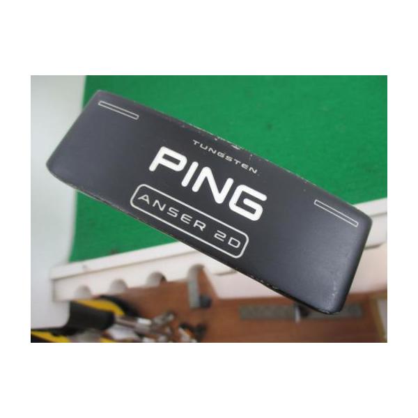 中古　Cランク　ピン　ＰＩＮＧ　ＰＩＮＧ　ＡＮＳＥＲ　２Ｄ（２０２３）　３４インチ　パター　オリジナルカーボン 　フレックスその他 ロフト角:3.00