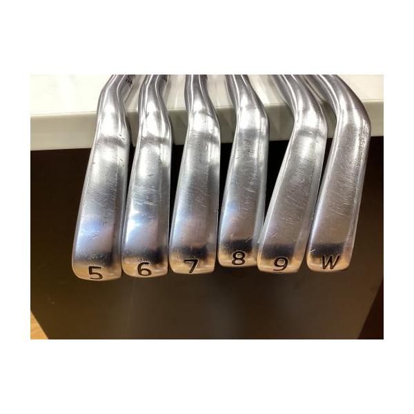 中古　Cランク　ＰＸＧ　ＰＸＧ　ＰＸＧ　０２１１ＣＯＲ２　　６Ｓ（実本数：６本セット）　アイアンセット　純正特注シャフト 　フレックスＲ ロフト角:24.00