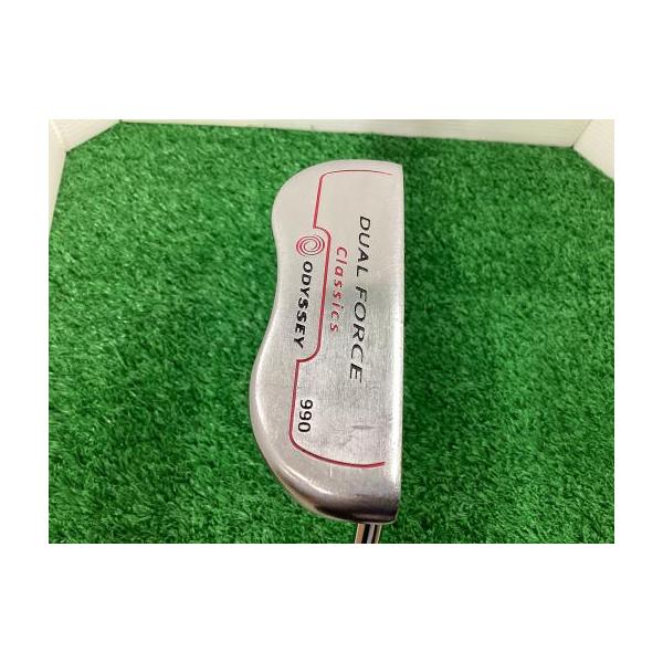 中古　Cランク　オデッセイ　ＤＵＡＬ　ＦＯＲＣＥ　Ｃｌａｓｓｉｃｓ　ＤＵＡＬ　ＦＯＲＣＥ　Ｃｌａｓｓｉｃｓ　９９０　３４インチ　パター　スチール 　フレックスその他 ロフト角:3.00