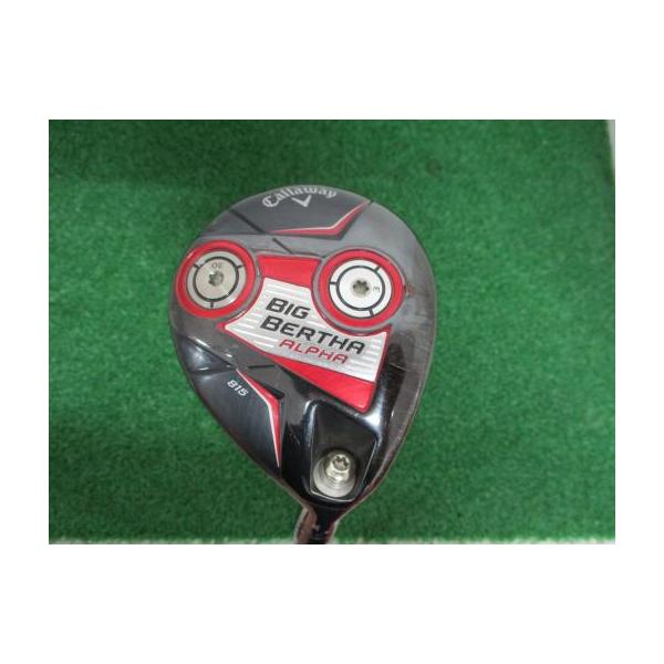 中古　Cランク　キャロウェイ　ＢＩＧ　ＢＥＲＴＨＡ　ＢＩＧ　ＢＥＲＴＨＡ　ＡＬＰＨＡ　８１５　１８°　フェアウェイウッド　純正特注シャフト 　フレックスＳ ロフト角:18.00
