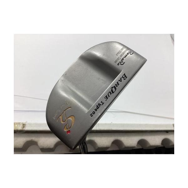 中古　Cランク　ＲｏｍａＲｏ　ＲｏｍａＲｏ　ＲｏｍａＲｏ　ＢＡＲＱＵＥ　Ｔｙｐｅ０２　３３インチ　パター　スチール 　フレックスその他 ロフト角:4.00