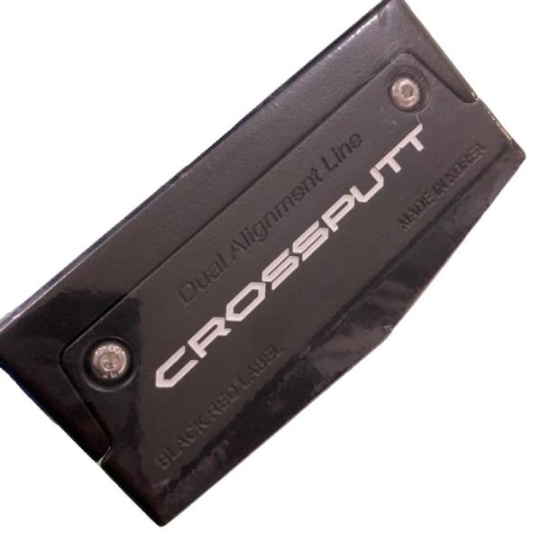 中古　Nランク　ＣＲＯＳＳＰＵＴＴ　ＣＲＯＳＳＰＵＴＴ　ＣＲＯＳＳＰＵＴＴ　Ｅｄｇｅ１．０（ブラック）　３４インチ　パター　スチール 　フレックスその他 ロフト角:3.00