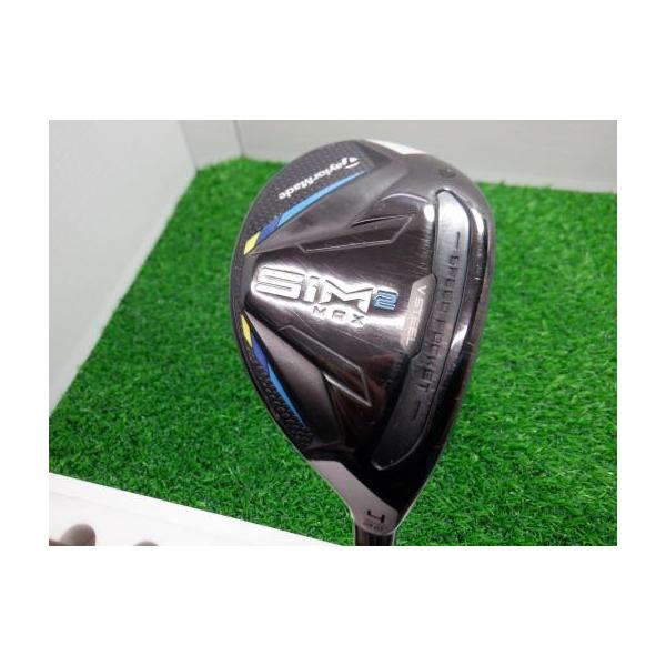 中古　Dランク　テーラーメイド　ＳＩＭ２　ＳＩＭ２　ＭＡＸ　Ｕ４　ユーティリティ　ＴＥＮＳＥＩ　ＢＬＵＥ　ＴＭ６０（ＳＩＭ２　ＵＴ） 　フレックスＳ ロフト角:22.00