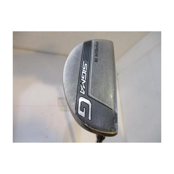 中古　Cランク　ピン　ＳＩＧＭＡ　Ｇ　ＳＩＧＭＡ　Ｇ　ＰＩＰＥＲ　３　ブラック　３２インチ（ＰＰ６０）　パター　スチール 　フレックスその他 ロフト角:3.00