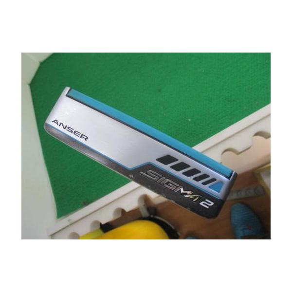 中古　Cランク　ピン　ＳＩＧＭＡ　２　ＳＩＧＭＡ　２　ＡＮＳＥＲ　プラチナム　３４インチ（ＰＰ５８）　パター　スチール 　フレックスその他 ロフト角:3.00