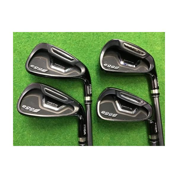 中古　Dランク　プロギア　ｅｇｇ　ｅｇｇ（２０１５）　４Ｓ（実本数：４本セット）　アイアンセット　ｅｇｇオリジナルカーボン 　フレックスＳＲ ロフト角:27.00