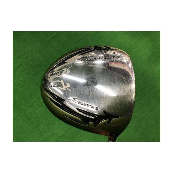中古　Cランク　ワークスゴルフ　Ａｃｔｗｏｒｋｓ　Ａｃｔｗｏｒｋｓ　ＭＡＸＩＭＡＸ　１０．５°　ドライバー　ＷＯＲＫＴＥＣ　Ｖ−ＳＰＥＣ　α−ＩＩ 　フレックスＳ ロフト角:10.50