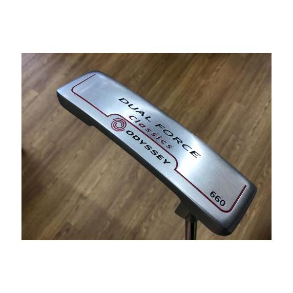 中古　Dランク　オデッセイ　ＤＵＡＬ　ＦＯＲＣＥ　Ｃｌａｓｓｉｃｓ　ＤＵＡＬ　ＦＯＲＣＥ　Ｃｌａｓｓｉｃｓ　６６０　３３インチ　パター　スチール 　フレックスその他 ロフト角:3.00