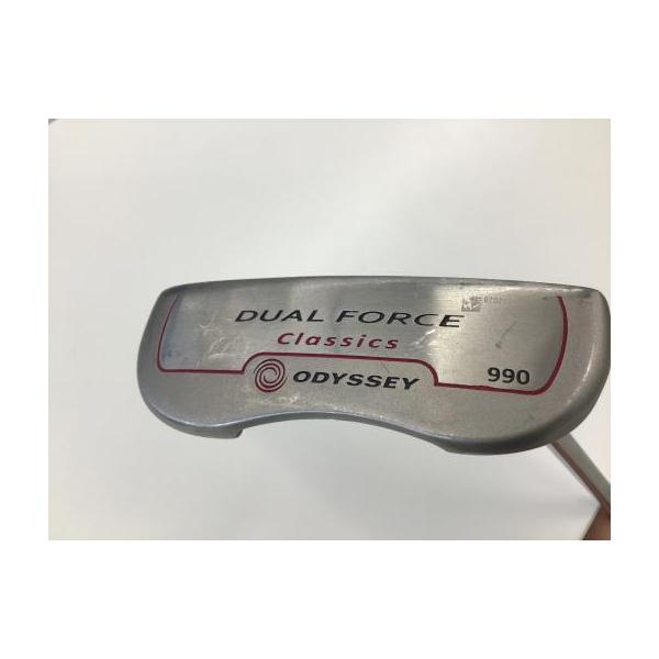 中古　Cランク　オデッセイ　ＤＵＡＬ　ＦＯＲＣＥ　Ｃｌａｓｓｉｃｓ　ＤＵＡＬ　ＦＯＲＣＥ　Ｃｌａｓｓｉｃｓ　９９０　３４インチ　パター　スチール 　フレックスその他 ロフト角:3.00