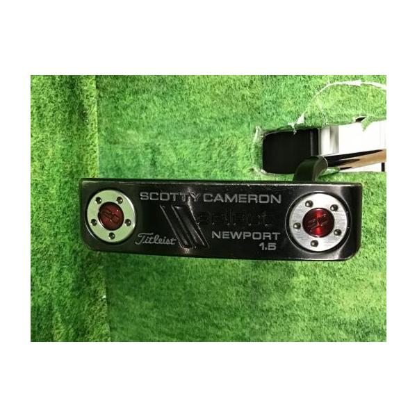 中古　Dランク　タイトリスト　ＳＣＯＴＴＹ　ＣＡＭＥＲＯＮ　ｓｅｌｅｃｔ　ＳＣＯＴＴＹ　ＣＡＭＥＲＯＮ　ｓｅｌｅｃｔ　ＮＥＷＰＯＲＴ　１．５　３３インチ　パター　スチール 　フレックスその他 ロフト角:4.00
