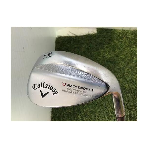 中古　Cランク　キャロウェイ　ＭＡＣＫ　ＤＡＤＤＹ　ＭＡＣＫ　ＤＡＤＤＹ　２　クロムメッキ　６０°／１４°Ｃ　ウェッジ　Ｍｅｍｐｈｉｓ　１０　ＤＢ 　フレックスＳＲ ロフト角:60.00