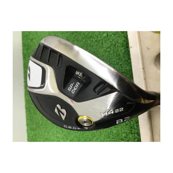 中古　Cランク　ブリヂストン　ＢＲＩＤＧＥＳＴＯＮＥ　ＢＲＩＤＧＥＳＴＯＮＥ　Ｂ２　ＨＴ　Ｈ４　ユーティリティ　ＶＡＮＱＵＩＳＨ　ＢＳ５０ｈ 　フレックスＳ ロフト角:22.00