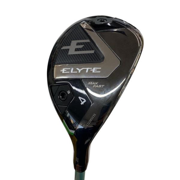 中古　Bランク　キャロウェイ　ＥＬＹＴＥ　ＥＬＹＴＥ　ＭＡＸ　ＦＡＳＴ　Ｕ４　レディース　ユーティリティ　ＬＩＮ−Ｑ　ＧＲＥＥＮ　４０　ｆｏｒ　ＣＷ（ＥＬＹＴＥ　ＵＴ） 　フレックスＡ ロフト角:22.00