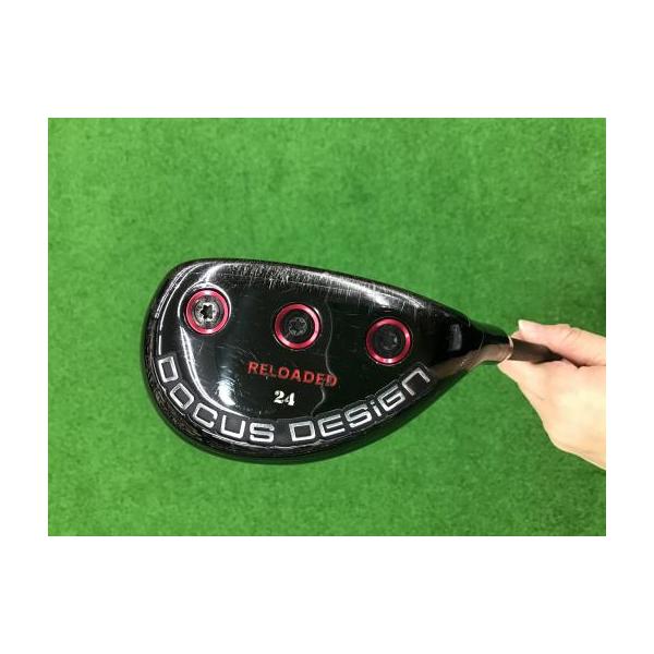 中古　Cランク　ＤＯＣＵＳ　ＤＯＣＵＳ　ＤＥＳＩＧＮ　ＤＯＣＵＳ　ＤＥＳＩＧＮ　ＲＥＬＯＡＤＥＤ　２４°　ユーティリティ　純正特注シャフト 　フレックスＳ ロフト角:24.00