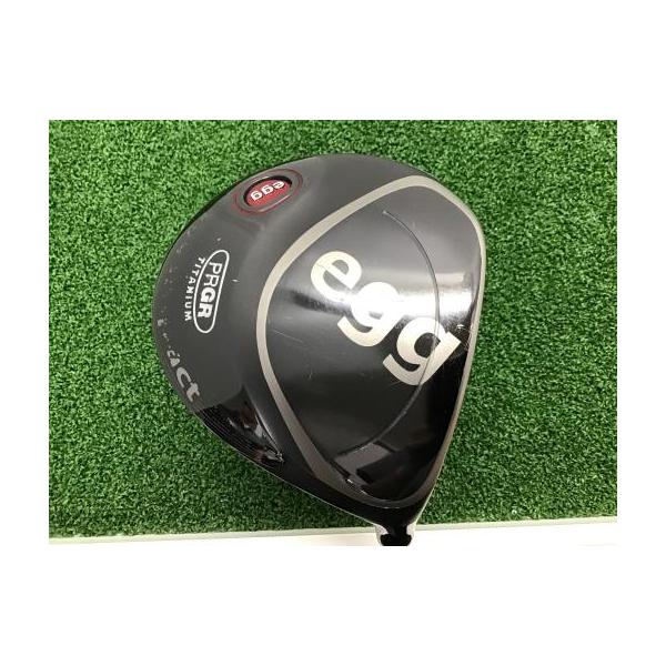 中古　Cランク　プロギア PRGR エッグ impact egg impact 10.5° ドライバー eggオリジナルカーボン 44インチ フレックスR ロフト角:10.5