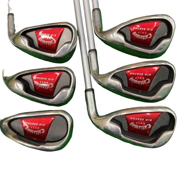 中古　Cランク　キャロウェイ　ＢＩＧ　ＢＥＲＴＨＡ　ＢＩＧ　ＢＥＲＴＨＡ　ＩＲＯＮＳ（２００８）　　６Ｓ（実本数：６本セット）　アイアンセット　ＢＢ−ＳＥＲＩＥＳ　７０ｉ 　フレックスＳＲ ロフト角:26.00