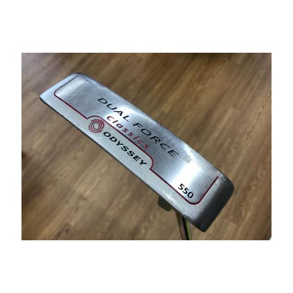 中古　Dランク　オデッセイ　ＤＵＡＬ　ＦＯＲＣＥ　Ｃｌａｓｓｉｃｓ　ＤＵＡＬ　ＦＯＲＣＥ　Ｃｌａｓｓｉｃｓ　５５０　３４インチ　パター　スチール 　フレックスその他 ロフト角:3.00