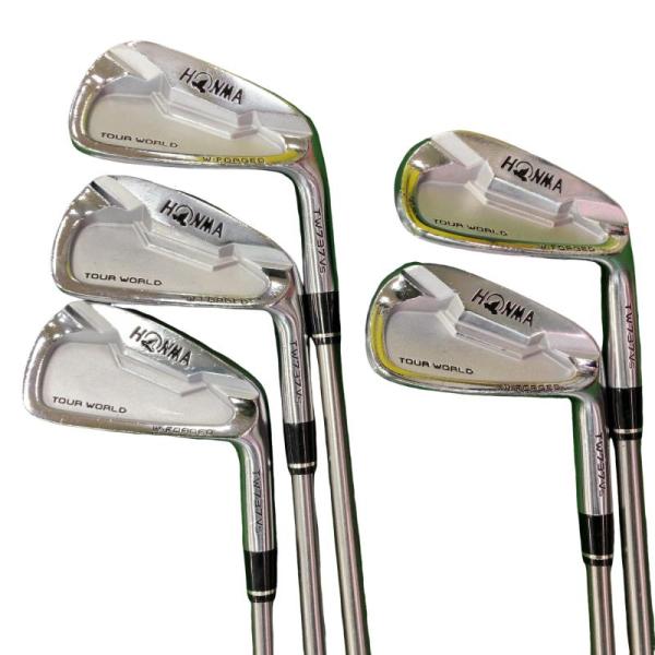 中古　Cランク　本間ゴルフ　ＴＯＵＲ　ＷＯＲＬＤ　ＴＯＵＲ　ＷＯＲＬＤ　ＴＷ７３７Ｖｓ　６Ｓ（実本数：５本セット）　アイアンセット　ＶＩＺＡＲＤ　ＩＢ８５ 　フレックスＳ ロフト角:24.00