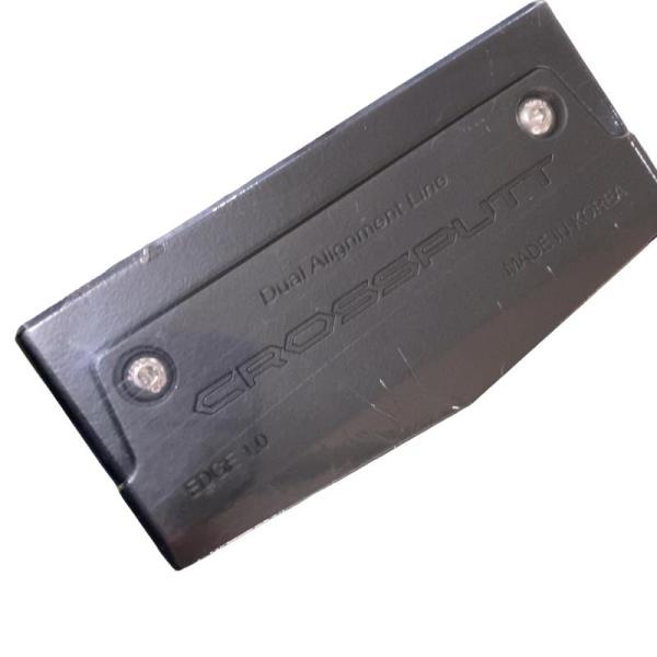 中古　Nランク　ＣＲＯＳＳＰＵＴＴ　ＣＲＯＳＳＰＵＴＴ　ＣＲＯＳＳＰＵＴＴ　Ｅｄｇｅ１．０（ブラック）　３３インチ　パター　スチール 　フレックスその他 ロフト角:3.00