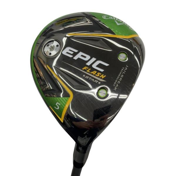 中古　Cランク　キャロウェイ　ＥＰＩＣ　ＦＬＡＳＨ　ＥＰＩＣ　ＦＬＡＳＨ　ＳＴＡＲ　　５Ｗ　フェアウェイウッド　Ｓｐｅｅｄｅｒ　ＥＶＯＬＵＴＩＯＮ　ｆｏｒ　ＣＷ（フェアウェイ） 　フレックスＳ ロフト角:18.00