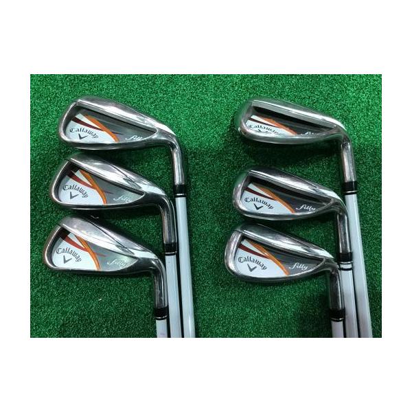 中古　Cランク　キャロウェイ　ｆｉｌｌｙ　ｆｉｌｌｙ　７Ｓ　レディース（実本数：６本セット）　アイアンセット　ｆｉｌｌｙ（アイアン） 　フレックスＬ ロフト角:31.00