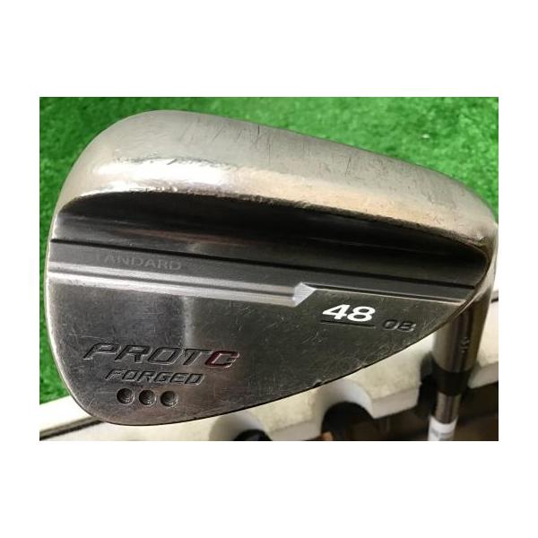 中古　Dランク　ＰＲＯＴＯ−ＣＯＮＣＥＰＴ　ＰＲＯＴＯ−ＣＯＮＣＥＰＴ　ＰＲＯＴＯ−ＣＯＮＣＥＰＴ　ＦＯＲＧＥＤ　ＷＥＤＧＥ（メッキ）　４８°／０８°　ウェッジ　純正特注シャフト 　フレックスその他 ロフト角:48.00