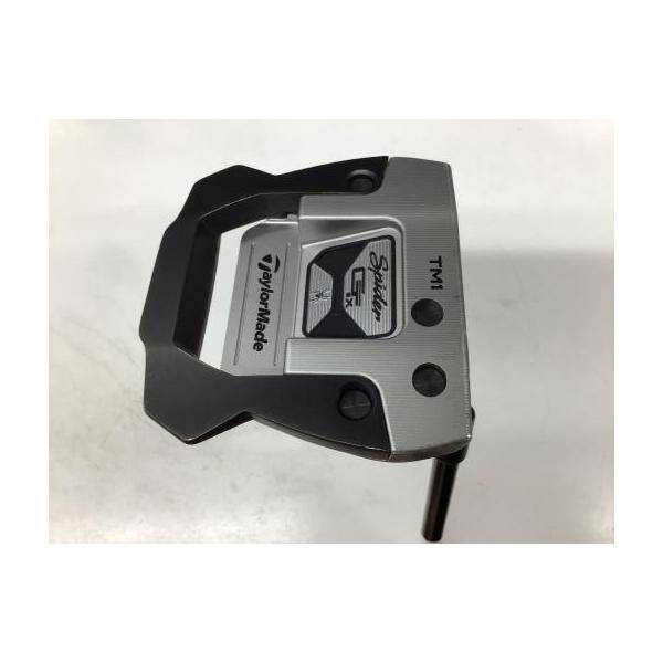 中古　Cランク　テーラーメイド　Ｓｐｉｄｅｒ　ＧＴｘ　ＴＲＵＳＳ　Ｓｐｉｄｅｒ　ＧＴｘ　ＴＲＵＳＳ　ＤＵＮＥ　ＳＩＬＶＥＲ　ＴＭ１　３４インチ　パター　スチール 　フレックスその他 ロフト角:3.00