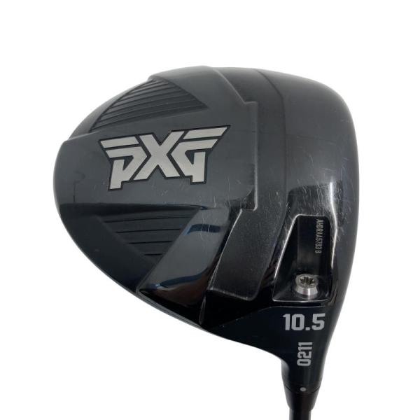 中古　Cランク　ＰＸＧ　ＰＸＧ　ＰＸＧ　０２１１（２０２２）　１０．５°　ドライバー　純正特注シャフト 　フレックスＳ ロフト角:10.50