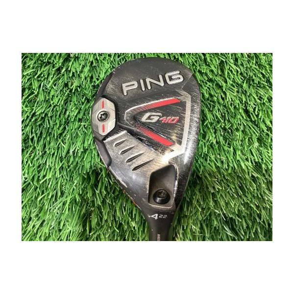 中古　Dランク　ピン　Ｇ４１０　Ｇ４１０　Ｕ４　ユーティリティ　ＡＬＴＡ　Ｊ　ＣＢ　ＲＥＤ（ＵＴ） 　フレックスＳ ロフト角:22.00