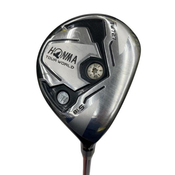 中古　Cランク　本間ゴルフ　ＴＯＵＲ　ＷＯＲＬＤ　ＴＯＵＲ　ＷＯＲＬＤ　ＴＷ７２７　５Ｗ　フェアウェイウッド　ＶＩＺＡＲＤ　ＹＺ６５ 　フレックスＳ ロフト角:18.00