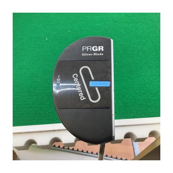 中古　Cランク　プロギア　ＳＩＬＶＥＲ−ＢＬＡＤＥ　Ｃｅｎｔｅｒｅｄ　ＳＩＬＶＥＲ−ＢＬＡＤＥ　Ｃｅｎｔｅｒｅｄ　０３ＯＳ　３４インチ　パター　スチール 　フレックスその他 ロフト角:3.00