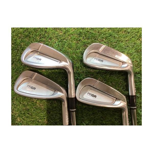 中古　Cランク　プロギア　ＰＲＧＲ　ＰＲＧＲ　０２　５Ｓ（実本数：４本セット）　アイアンセット　純正特注シャフト 　フレックスその他 ロフト角:29.00