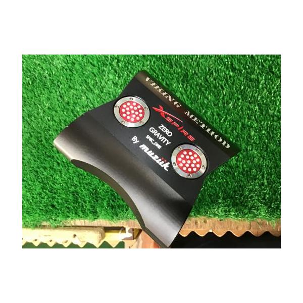 中古　Cランク　ｍｕｚｉｉｋ　ＸＳＰＩＲＥ　ＸＳＰＩＲＥ　ＶＩＫＩＮＧ　ＭＥＴＨＯＤ　３３インチ（ダブルベント）　パター　スチール 　フレックスその他 ロフト角:0.00