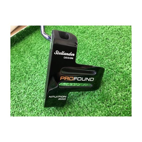 中古　Cランク　特価メーカー　ＰＲＯＦＯＵＮＤ　ＰＲＯＦＯＵＮＤ　ＩＮＴＵＩＴＩＯＮ　ＰＲＯ　３５インチ　パター　スチール 　フレックスその他 ロフト角:2.50