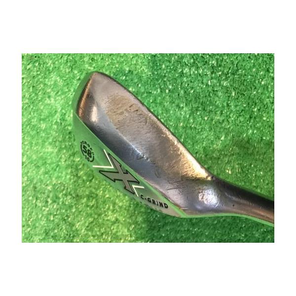 中古　Dランク　キャロウェイ　Ｘ　Ｘ　ＦＯＲＧＥＤ　ミルキークロム　５８ＭＤ−１０　Ｃ−ＧＲＩＮＤ　ウェッジ　ＮＳ　ＰＲＯ　９５０ＧＨ 　フレックスＳ ロフト角:58.00