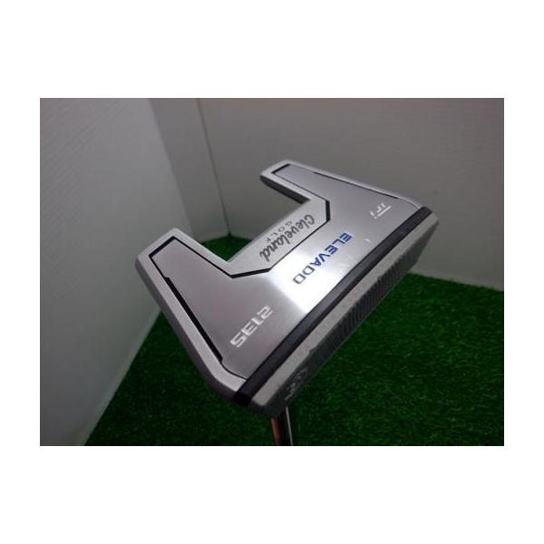 中古　Cランク　クリーブランド　ＴＦｉ　ＴＦｉ　２１３５　ＥＬＥＶＡＤＯ（サテン）　３４インチ　パター　スチール 　フレックスその他 ロフト角:3.00