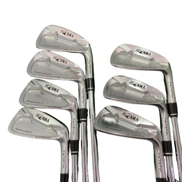 中古　Cランク　本間ゴルフ　ＴＯＵＲ　ＷＯＲＬＤ　ＴＯＵＲ　ＷＯＲＬＤ　ＴＷ７３７Ｖｓ　７Ｓ（実本数：７本セット）　アイアンセット　ＮＳ　ＰＲＯ　ＭＯＤＵＳ３　ＴＯＵＲ１０５ 　フレックスＳ ロフト角:24.00