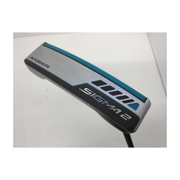 中古　Cランク　ピン　ＳＩＧＭＡ　２　ＳＩＧＭＡ　２　ＡＮＳＥＲ　プラチナム　３４インチ（ＰＰ６０）　パター　オリジナルカーボン 　フレックスその他 ロフト角:3.00