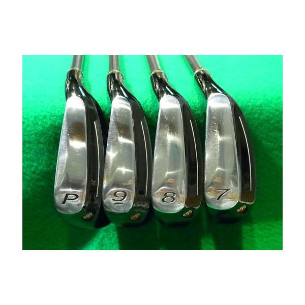 中古　Cランク　プロギア　ｅｇｇ　ｅｇｇ（２０１５）　４Ｓ（実本数：４本セット）　アイアンセット　ｅｇｇオリジナルカーボン 　フレックスＳＲ ロフト角:27.00