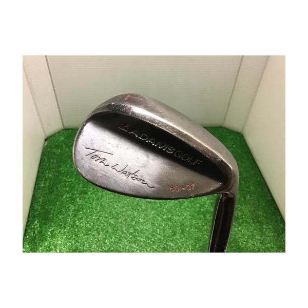 中古　Cランク　アダムスゴルフ　Ｔｏｍ　Ｗａｔｓｏｎ　Ｔｏｍ　Ｗａｔｓｏｎ　ガンメタル仕上げ　６０°／０７°　ウェッジ　スチール 　フレックスその他 ロフト角:60.00
