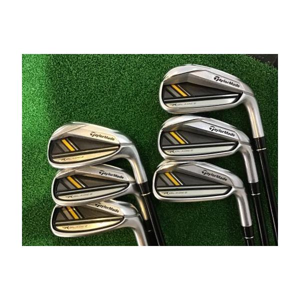 中古　Cランク　テーラーメイド　ＲＯＣＫＥＴ　ＢＬＡＤＥＺ　ＲＯＣＫＥＴ　ＢＬＡＤＥＺ　　６Ｓ（実本数：６本セット）　アイアンセット　ＴＭ７−１１３ 　フレックスＲ ロフト角:23.00