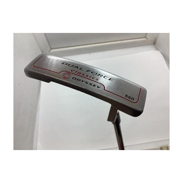 中古　Cランク　オデッセイ　ＤＵＡＬ　ＦＯＲＣＥ　Ｃｌａｓｓｉｃｓ　ＤＵＡＬ　ＦＯＲＣＥ　Ｃｌａｓｓｉｃｓ　６６０　３３インチ　パター　スチール 　フレックスその他 ロフト角:3.00