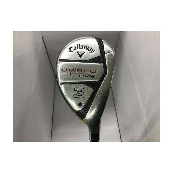 中古　Cランク　キャロウェイ　ＤＩＡＢＬＯ　ＤＩＡＢＬＯ　ＥＤＧＥ（Ｂｌａｃｋ）　３Ｈ　ユーティリティ　ＦＵＢＵＫＩ　ＡＸ　ｉ３７５ 　フレックスＳ ロフト角:21.00