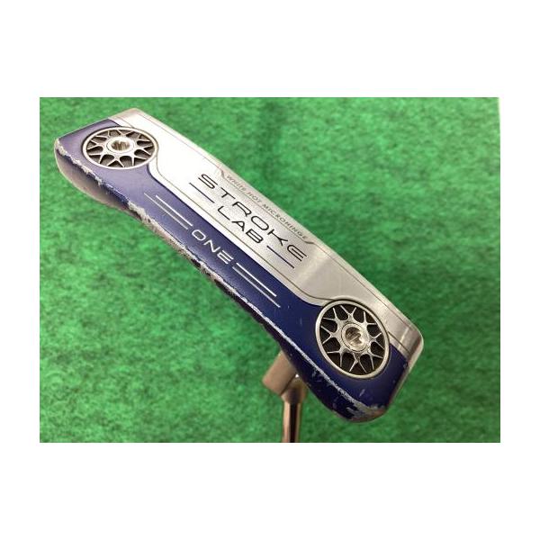 中古　Dランク　オデッセイ　ＳＴＲＯＫＥ　ＬＡＢ　ＳＴＲＯＫＥ　ＬＡＢ　ＯＮＥ（シルバー／ネイビー）　３１インチ　レディース　パター　ＳＴＲＯＫＥ　ＬＡＢ 　フレックスその他 ロフト角:3.00