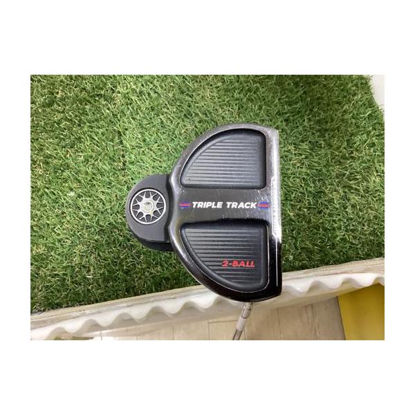 中古　Dランク　オデッセイ　ＴＲＩＰＬＥ　ＴＲＡＣＫ　ＴＲＩＰＬＥ　ＴＲＡＣＫ　２−ＢＡＬＬ　３３インチ　パター　ＳＴＲＯＫＥ　ＬＡＢ　ＢＬＡＣＫ 　フレックスその他 ロフト角:3.00