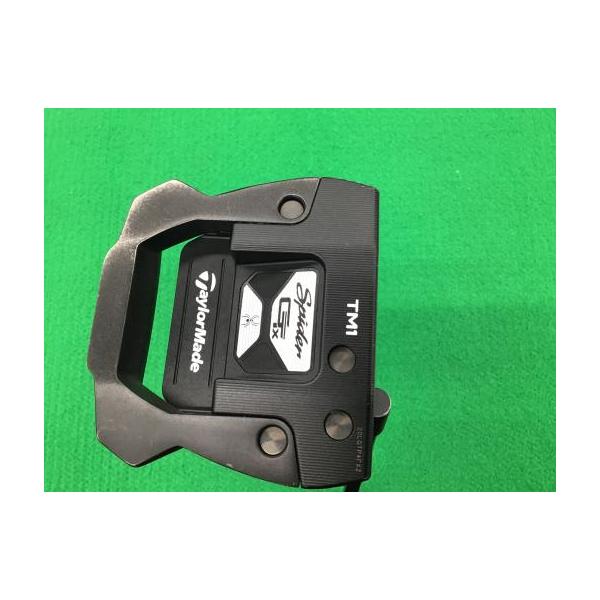 中古　Dランク　テーラーメイド　Ｓｐｉｄｅｒ　ＧＴｘ　ＴＲＵＳＳ　Ｓｐｉｄｅｒ　ＧＴｘ　ＴＲＵＳＳ　ＢＬＡＣＫ　ＴＭ１　３４インチ　パター　スチール 　フレックスその他 ロフト角:3.00